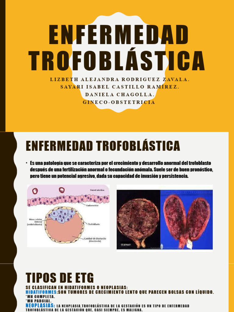 ENFERMEDAD TROFOBLÁSTICA | PDF | El embarazo | Cáncer