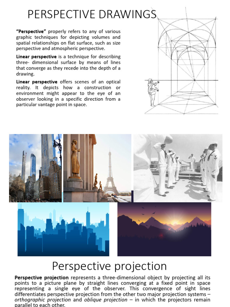 PERSPECTIVE-DRAWINGS | PDF | Perspective (Graphical) | Geometry