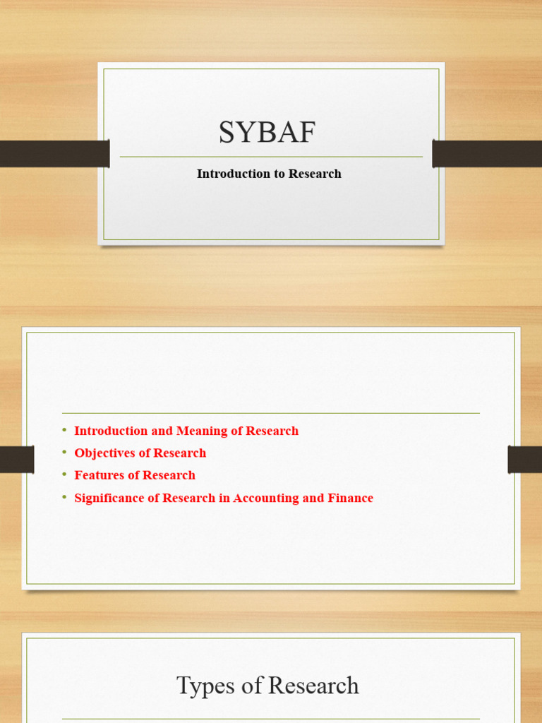 SYBAF RM | PDF | Career & Growth
