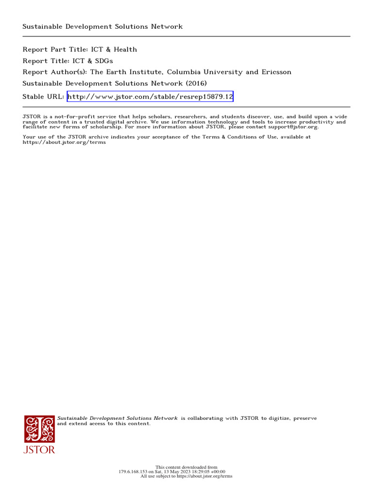 ICT & Health | PDF | Health Care | Electronic Health Record