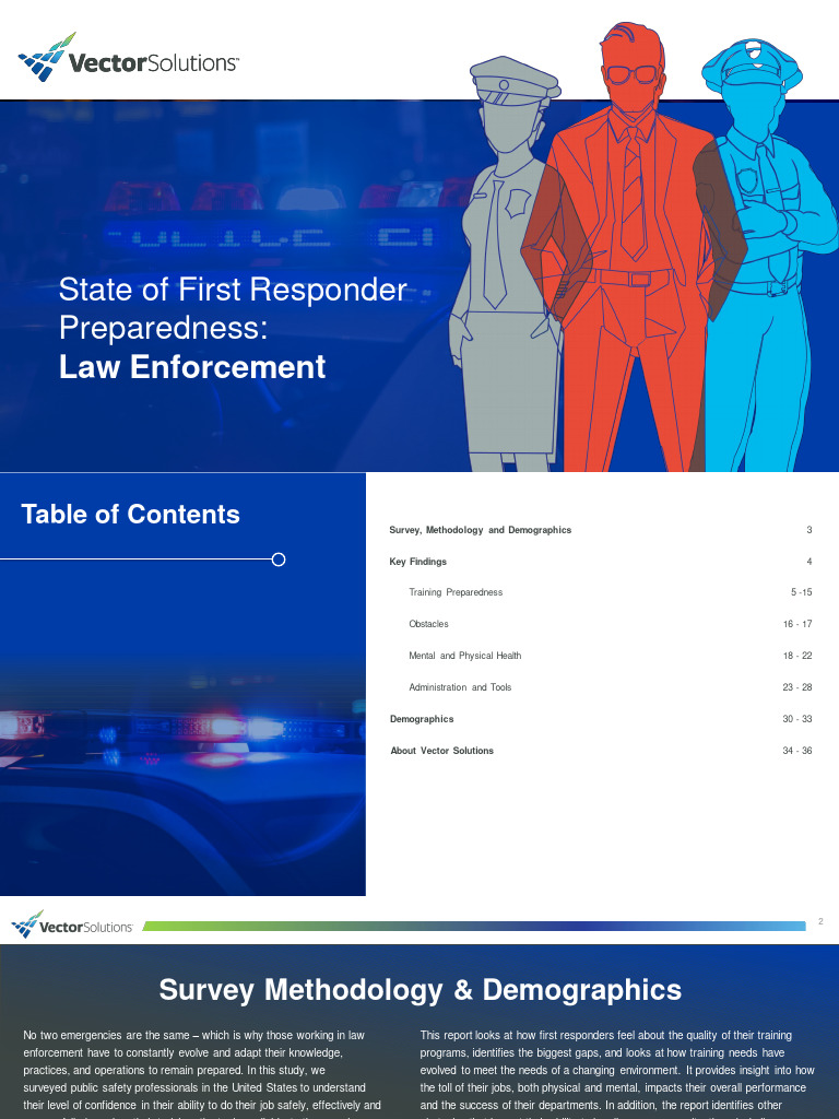 Law Enforcement Preparing Our First Responders Report 2023 | PDF | Mental Health | Emergency