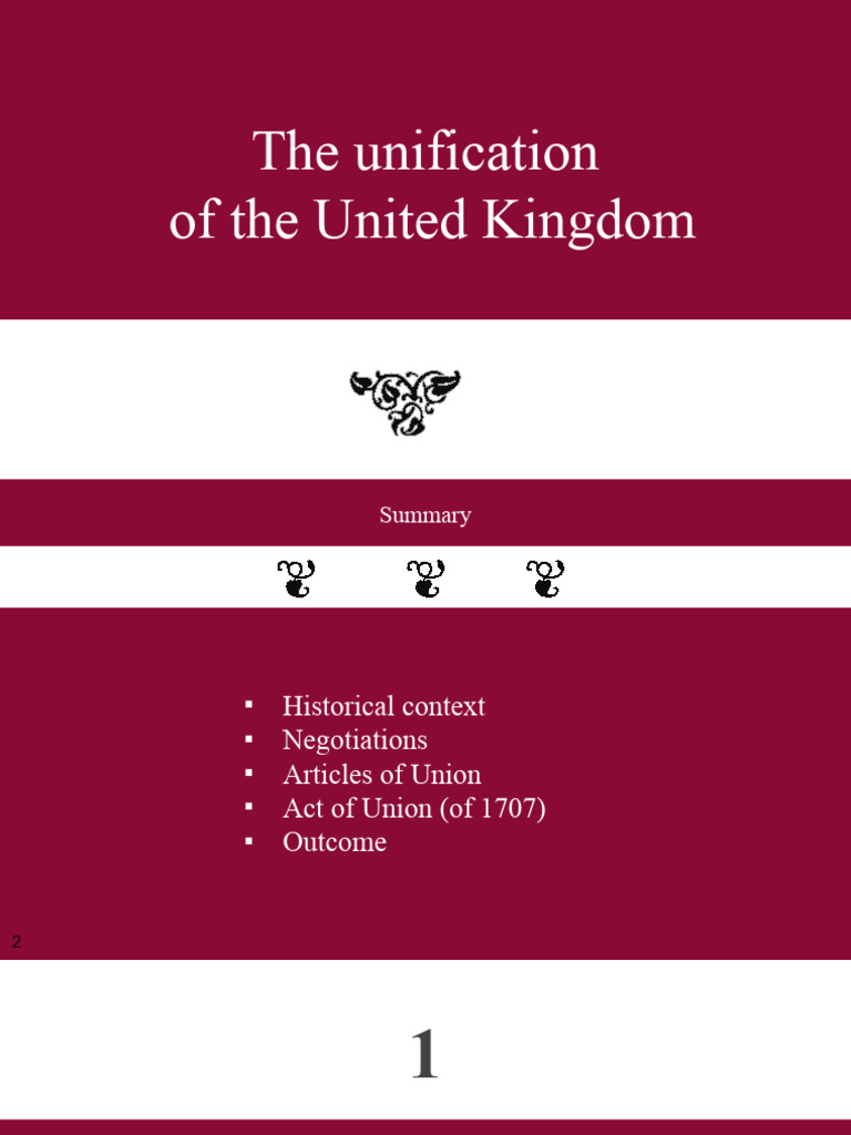 The Unification of The United Kingdom | PDF | Scotland | Westminster System