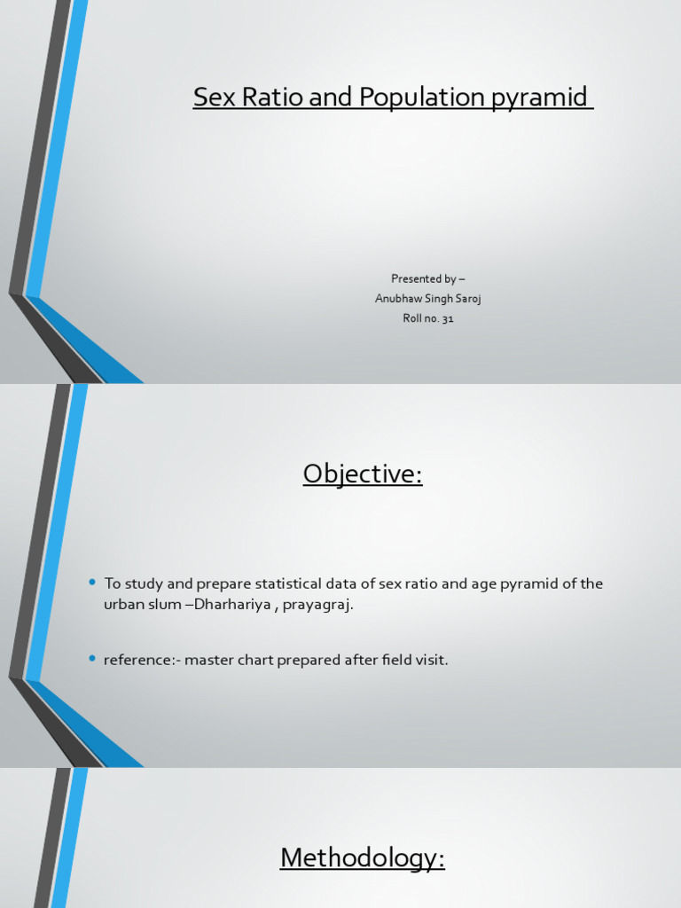 sex ratio ppt | PDF
