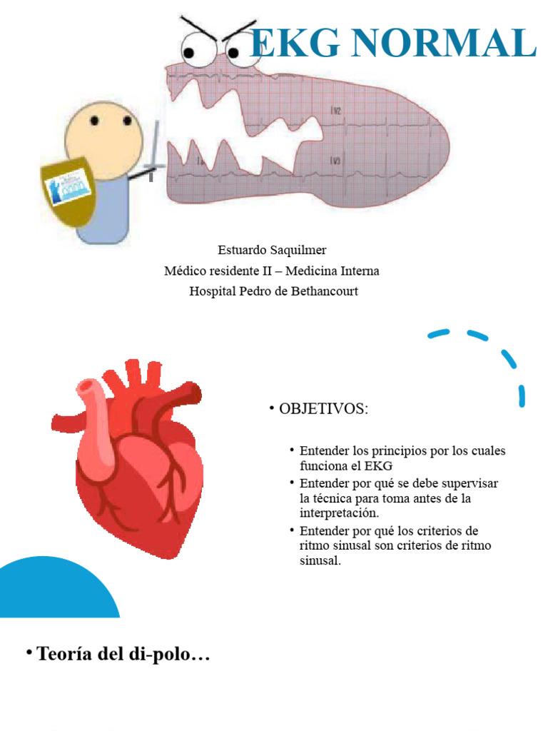 Ekg Normal | Descargar gratis PDF | Electrocardiografia | Medicina Interna
