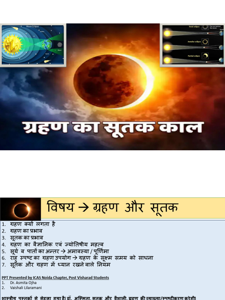 Sutak Kaal and Grahan by Vaishali and asmita pv | PDF
