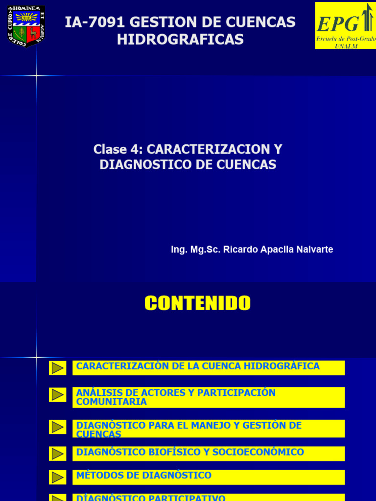 Caracterización y Diagnóstico de Cuencas | PDF