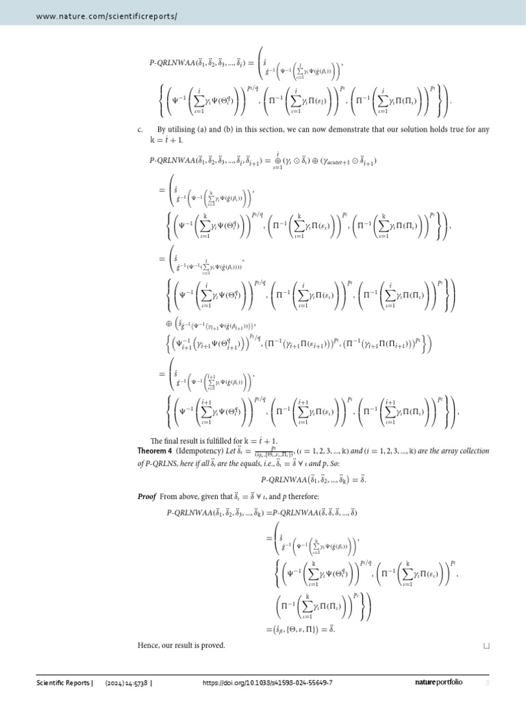, (ι = 1, 2, 3, ... , k) and (i = 1, 2, 3, ... , k) are the array ...