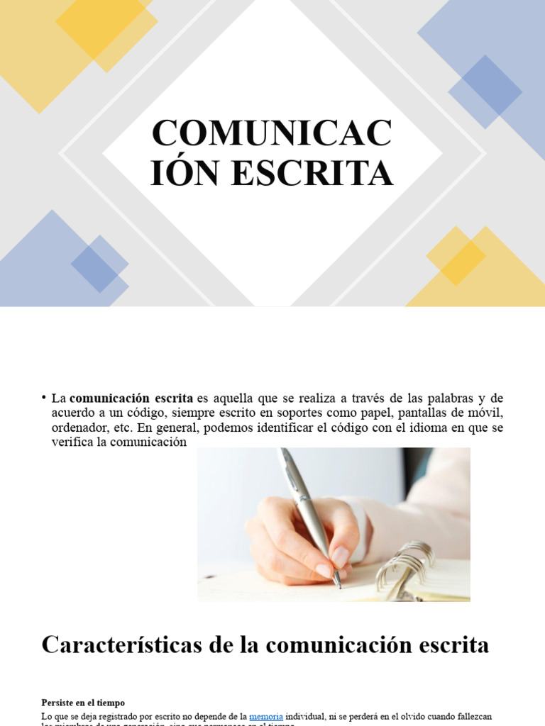 COMUNICACION ESCRITA | PDF | Comunicación | Información
