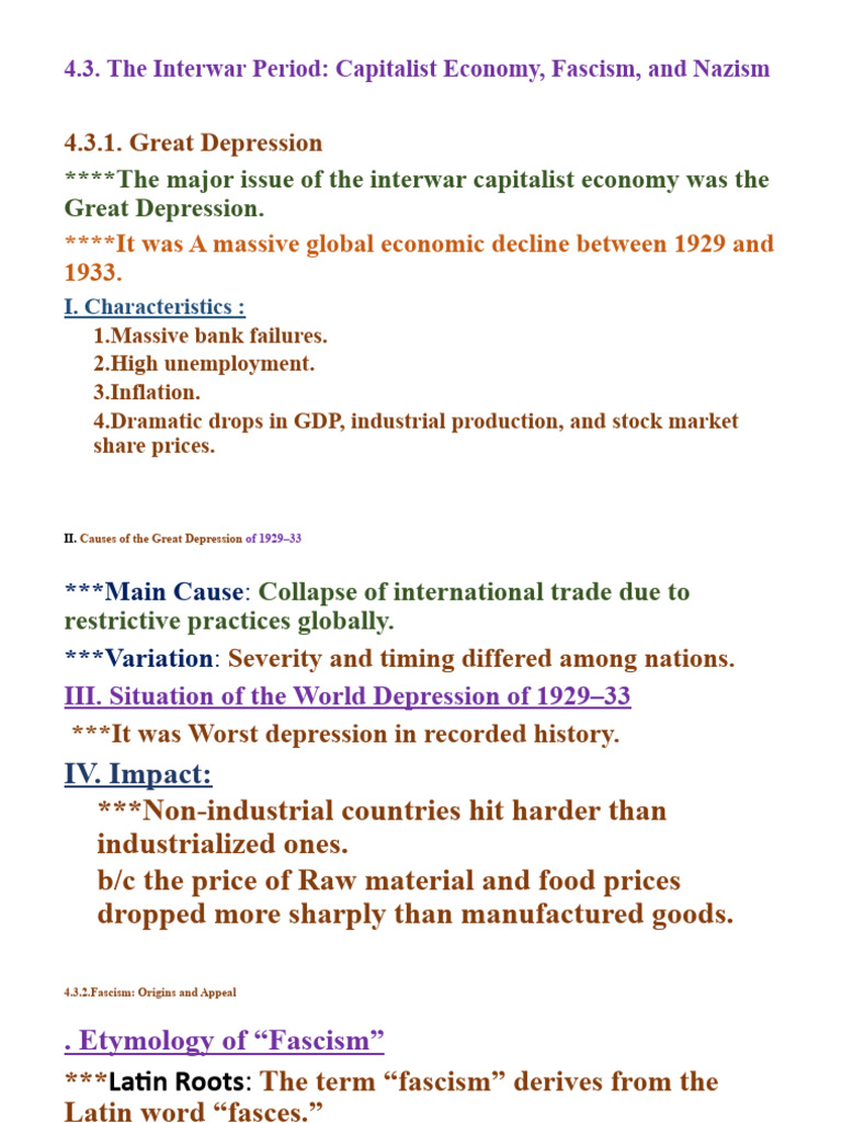 On The Inter War Period | PDF | Allies Of World War II | World War II