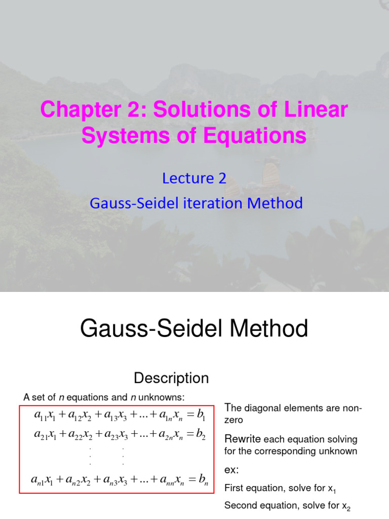MAFE208IU-L5 - Linear Systems of Equations - Part 2 | PDF | Equations ...