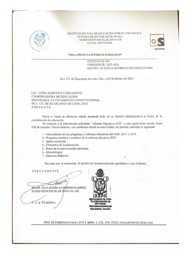 Instituto Estatal De Educacion Pública De Oaxaca Pdf