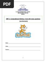Scratch Programming Worksheet for Grade 3 | PDF | Scratch (Programming ...