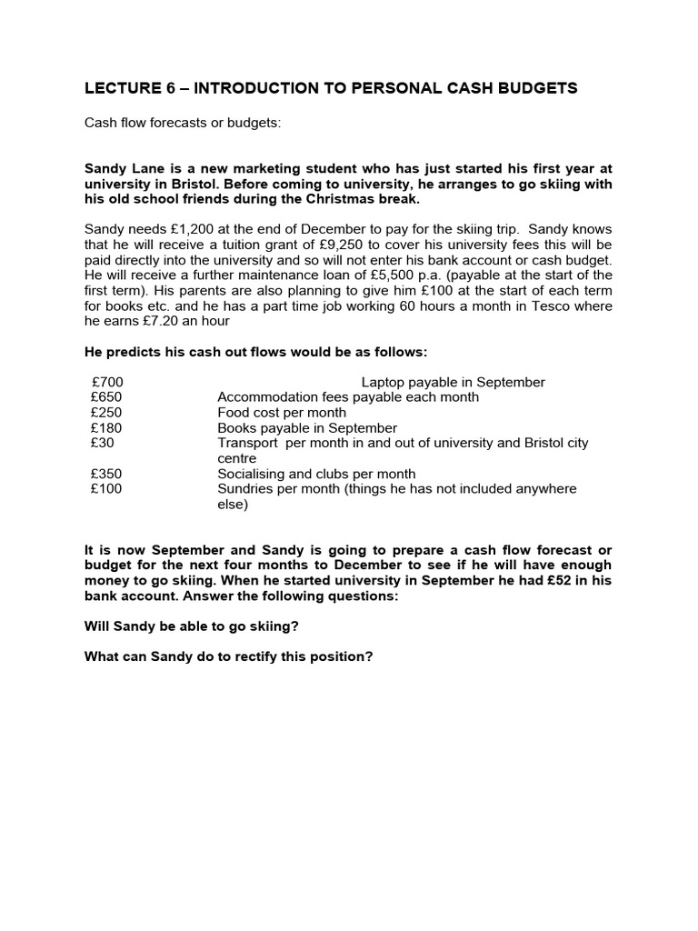 LECTURE 6 Question | PDF