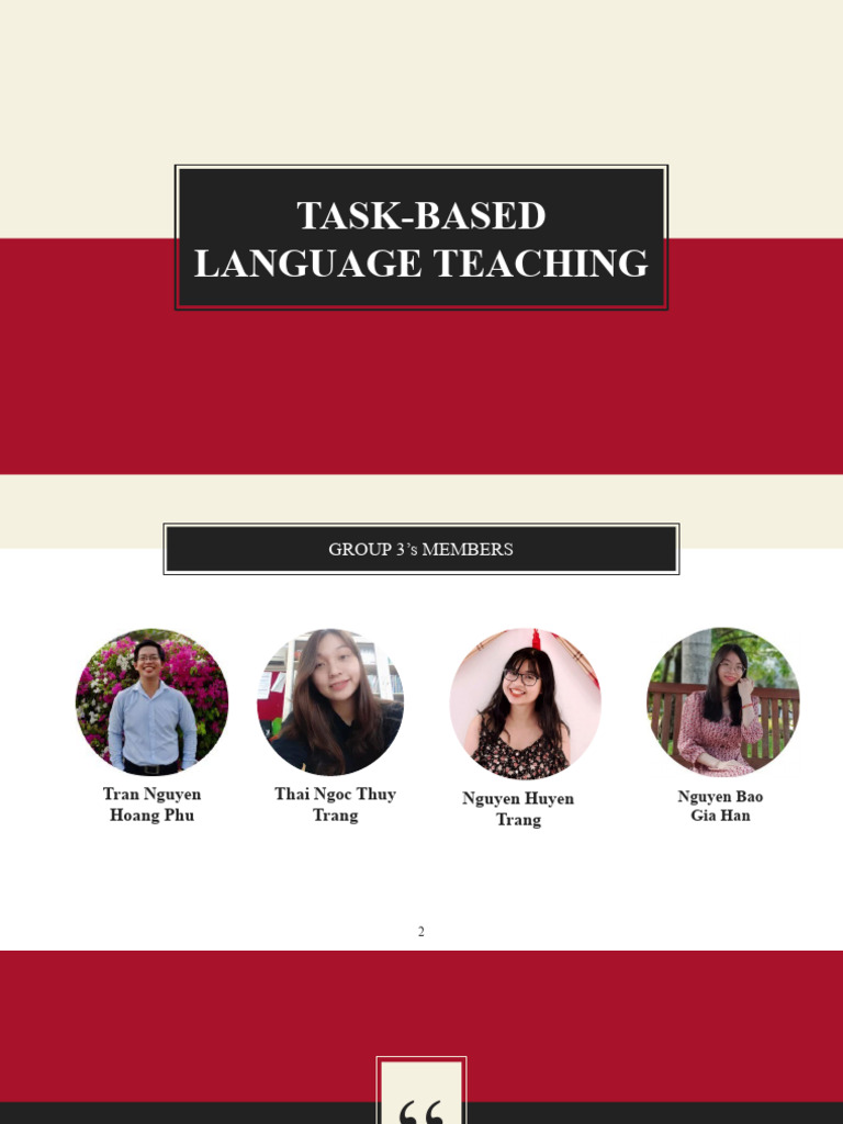 Task-Based Language Learning | PDF | Cognitive Psychology | Language Acquisition