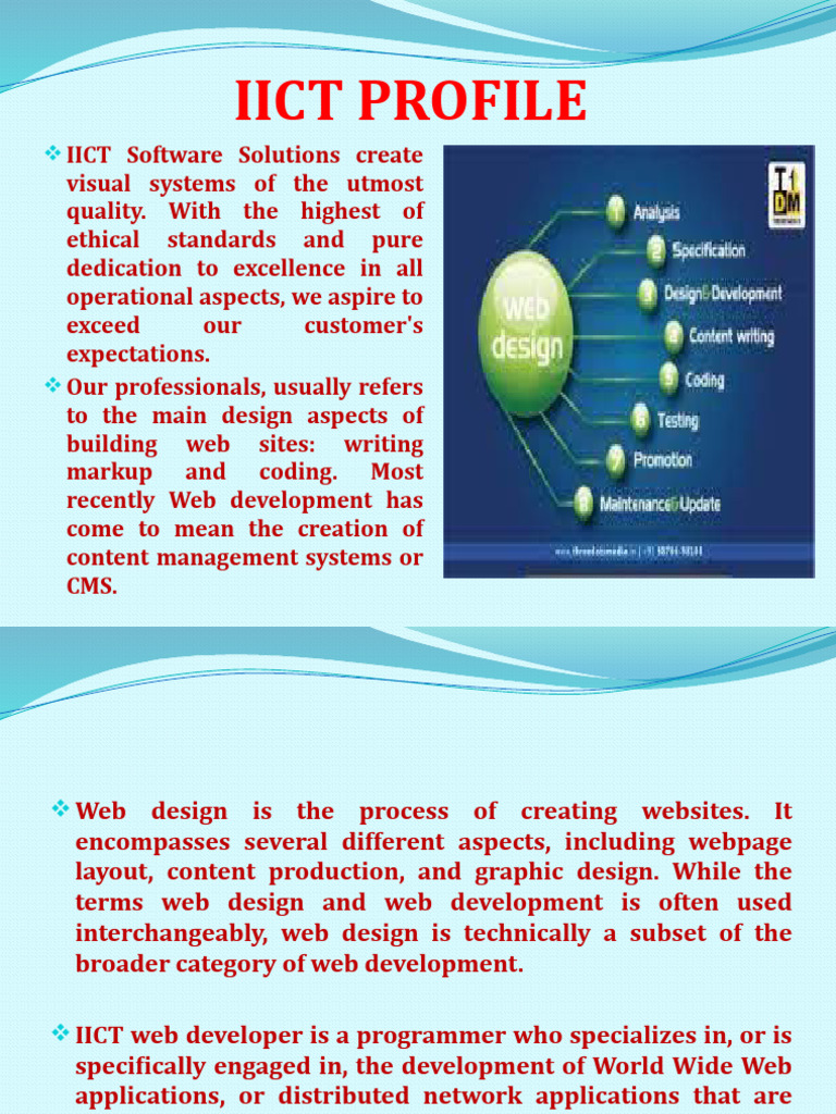 IICT - Profile | PDF | World Wide Web | Internet & Web