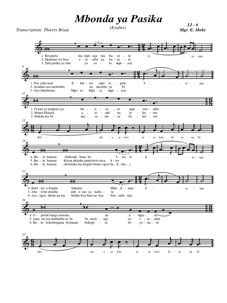 MBONDA YA PASIKA - Bon | PDF