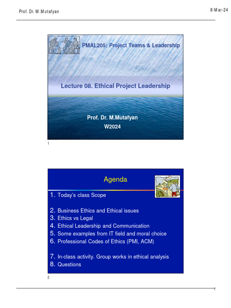 Lecture08 - M.Mutafyan | Download Free PDF | Leadership | Computing