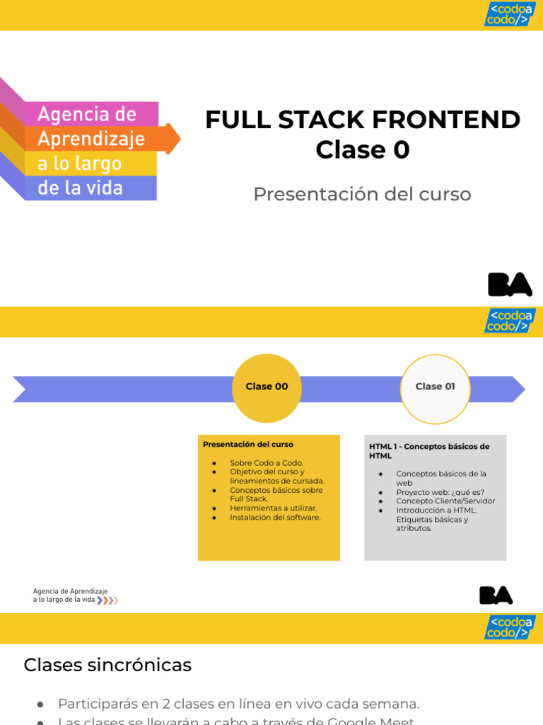 Clase 0 Bis. Presentación Del Curso Full Stack Python | PDF | Informática