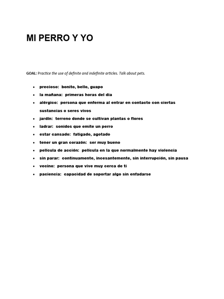 Mi Perro y Yo-Articles | PDF