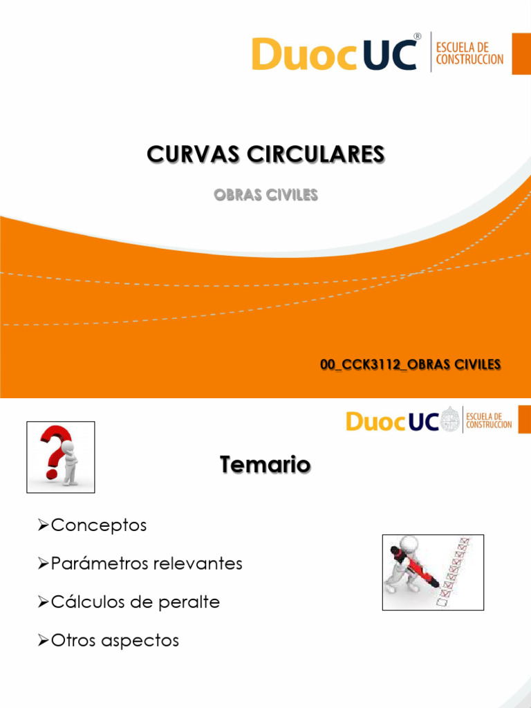 Cálculo de Peralte en Curvas Circulares | PDF | Curva