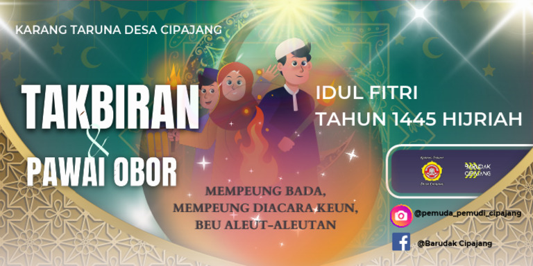 Desain Banner Pawai Obor Cipajang | PDF