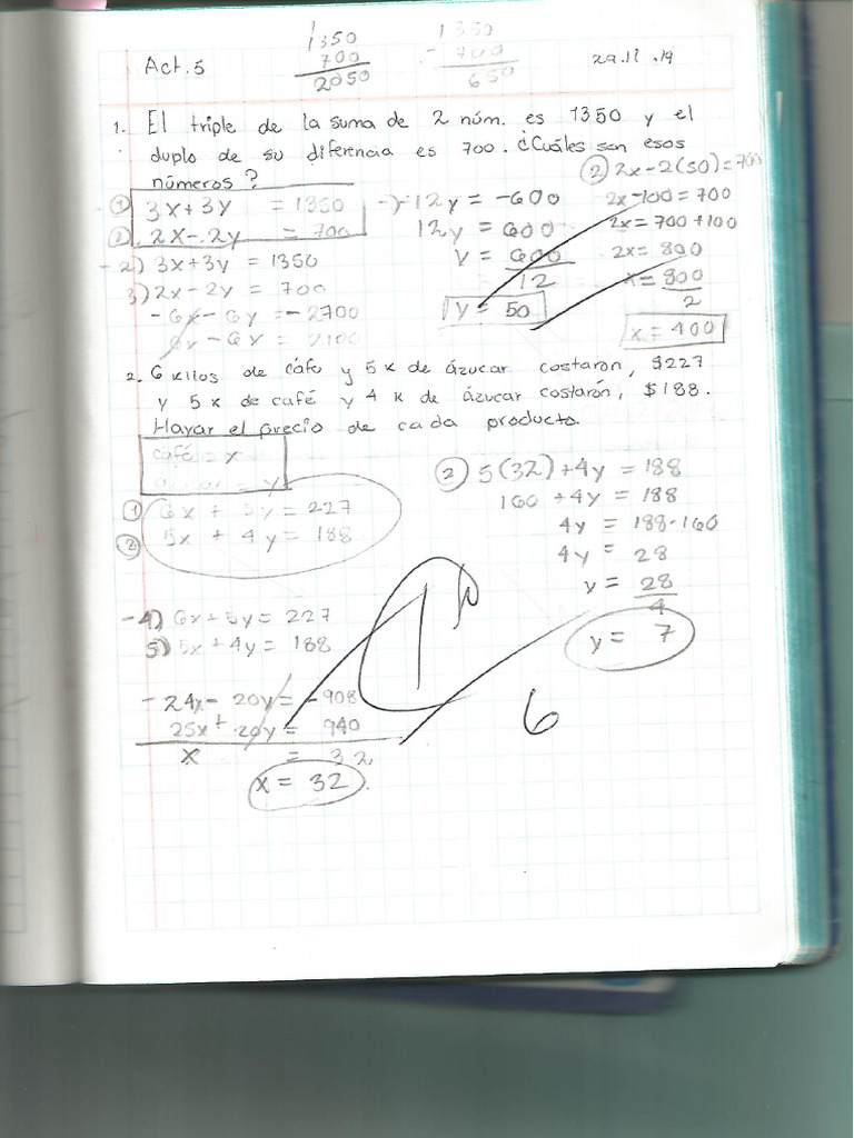 Libreta de Mate 2-1 | PDF