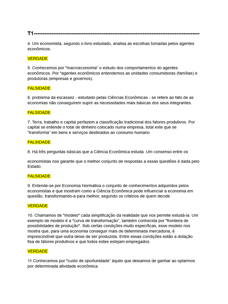 Prova Final Economia | PDF | Economia | Monopólio