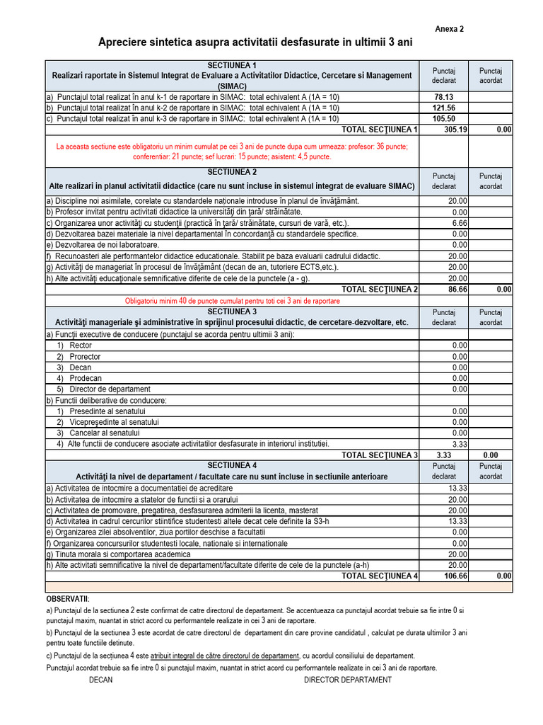 Anexa 2 Apreciere Sintetica Peculea Lorena | PDF