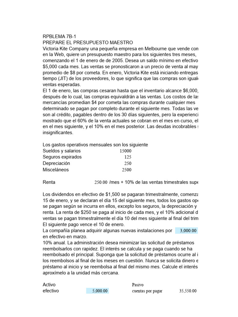 Ejercicio 7B - 1 | PDF