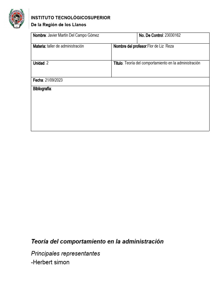 Teoria Del Comportamiento | PDF | Ciencias del comportamiento | Conceptos psicologicos