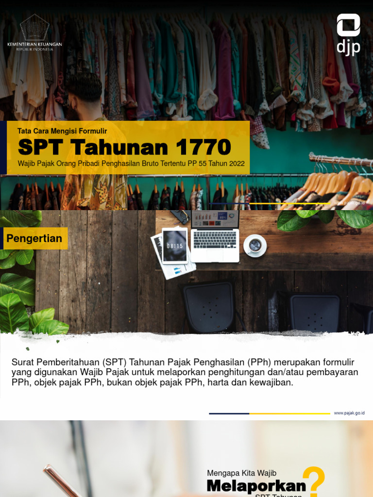 SPT Tahunan 1770: Tata Cara Mengisi Formulir | PDF