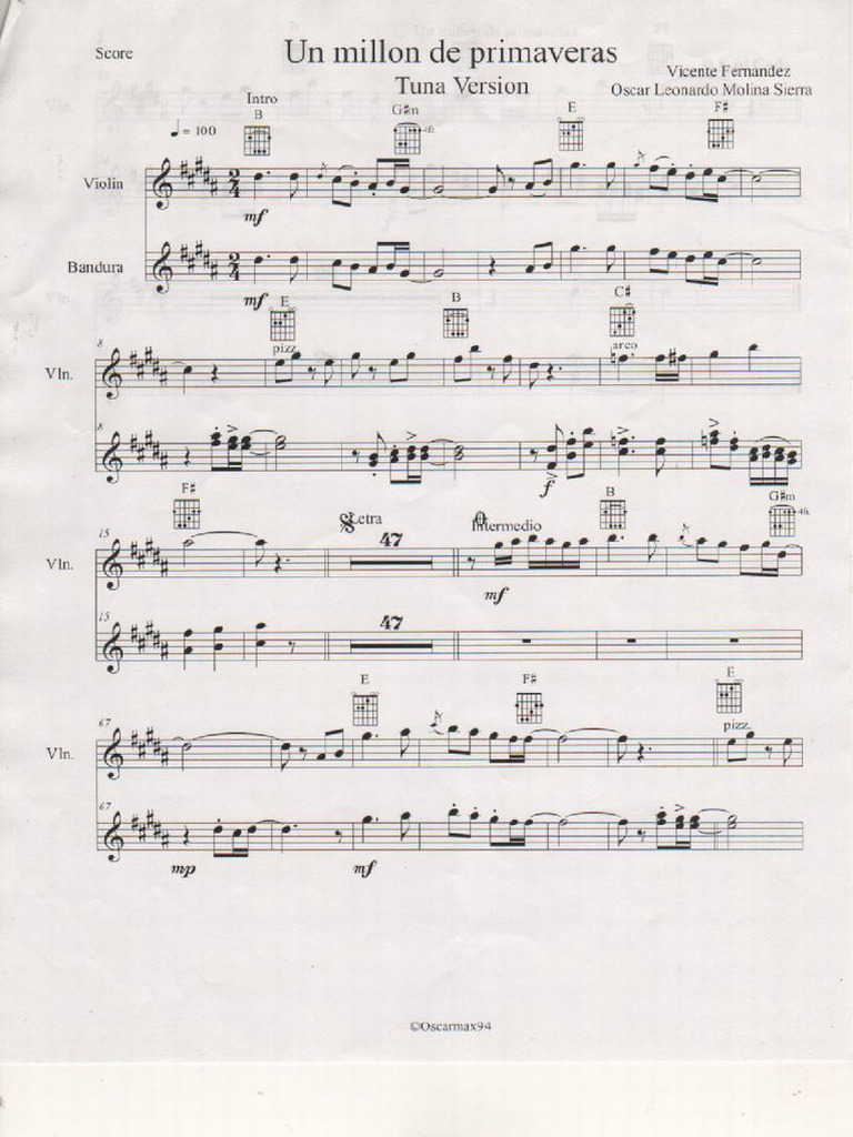 Un Millon de Primaveras | PDF