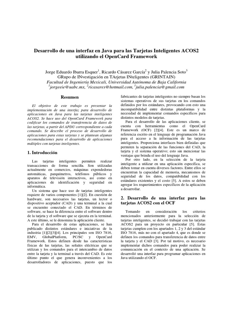 Desarrollo de Una Interfaz en Java para | Descargar gratis PDF ... Desarrollo de Una Interfaz en Java para | Descargar gratis PDF ...