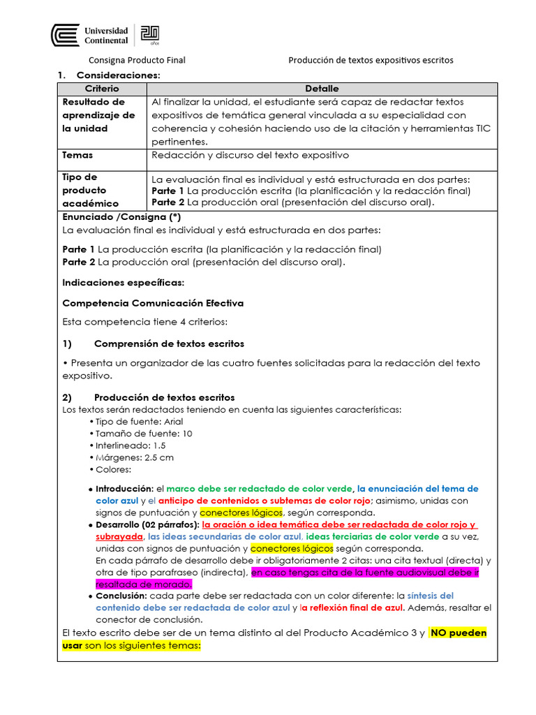 Evaluación Final CONSIGNA 2024-00 | PDF