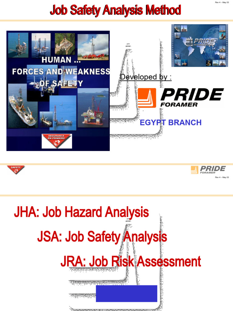 00 JSA Training CAGBOC | PDF | Risk | Occupational Safety And Health