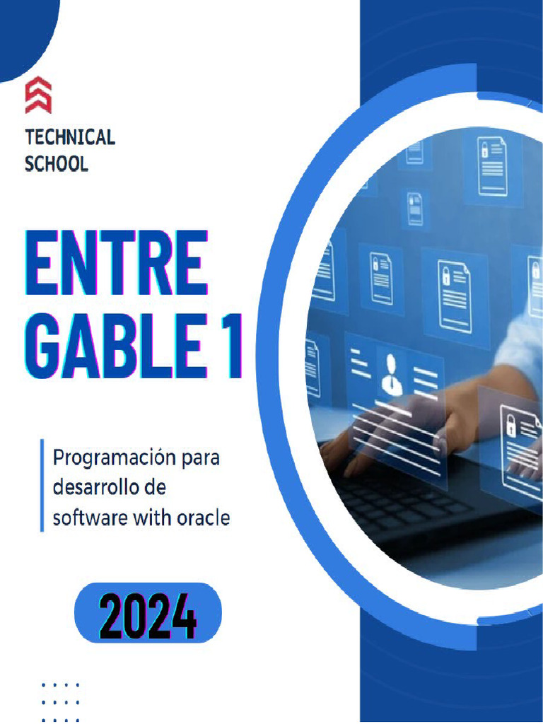 Entregable 1 Programacion para Desarrollo de Software With Oracle 2024 ...