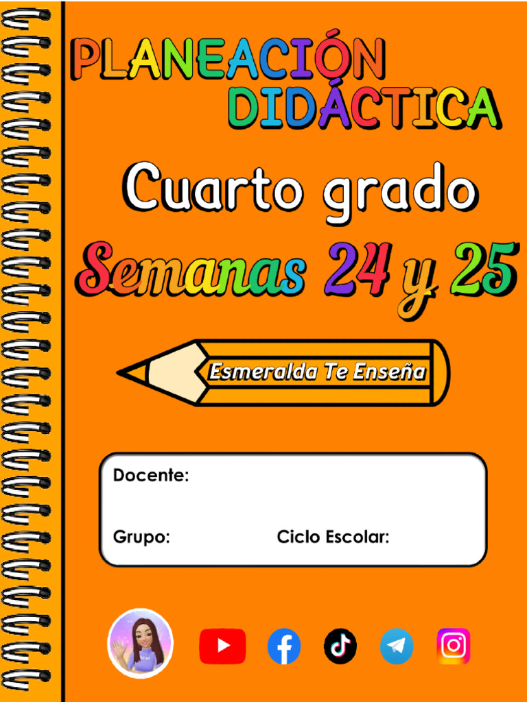 ? 4° S24-S25 - PLANEACIÓN DIDÁCTICA ? Esmeralda Te Enseña ? | PDF | Inclusión (Educación ...