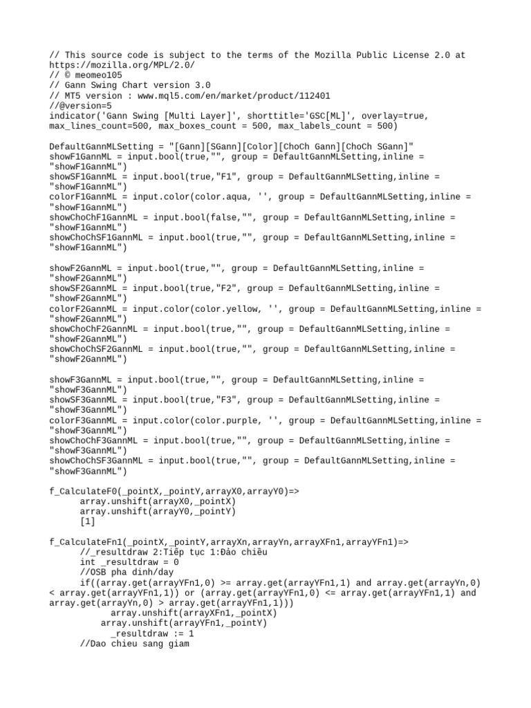 Code Sóng Gann | PDF | Computer Data | Information Technology Management