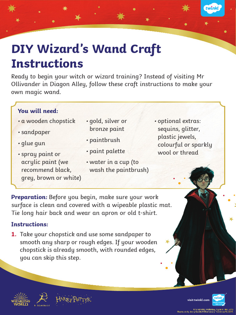 DIY Harry Potter Wand Instructions | PDF