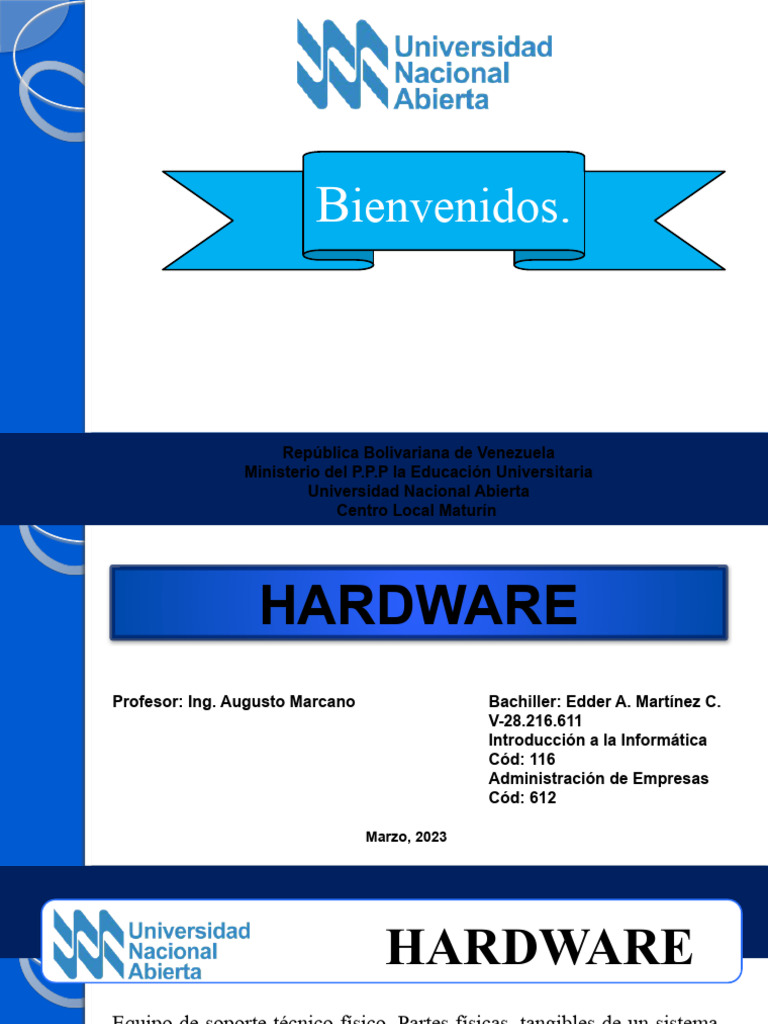 PRESENTACION HARDWARE | PDF