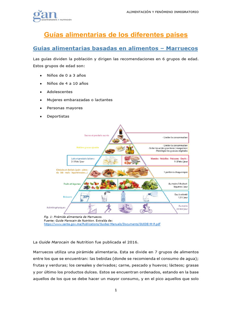 Guías alimentarias | PDF | Alimentos | Desnutrición