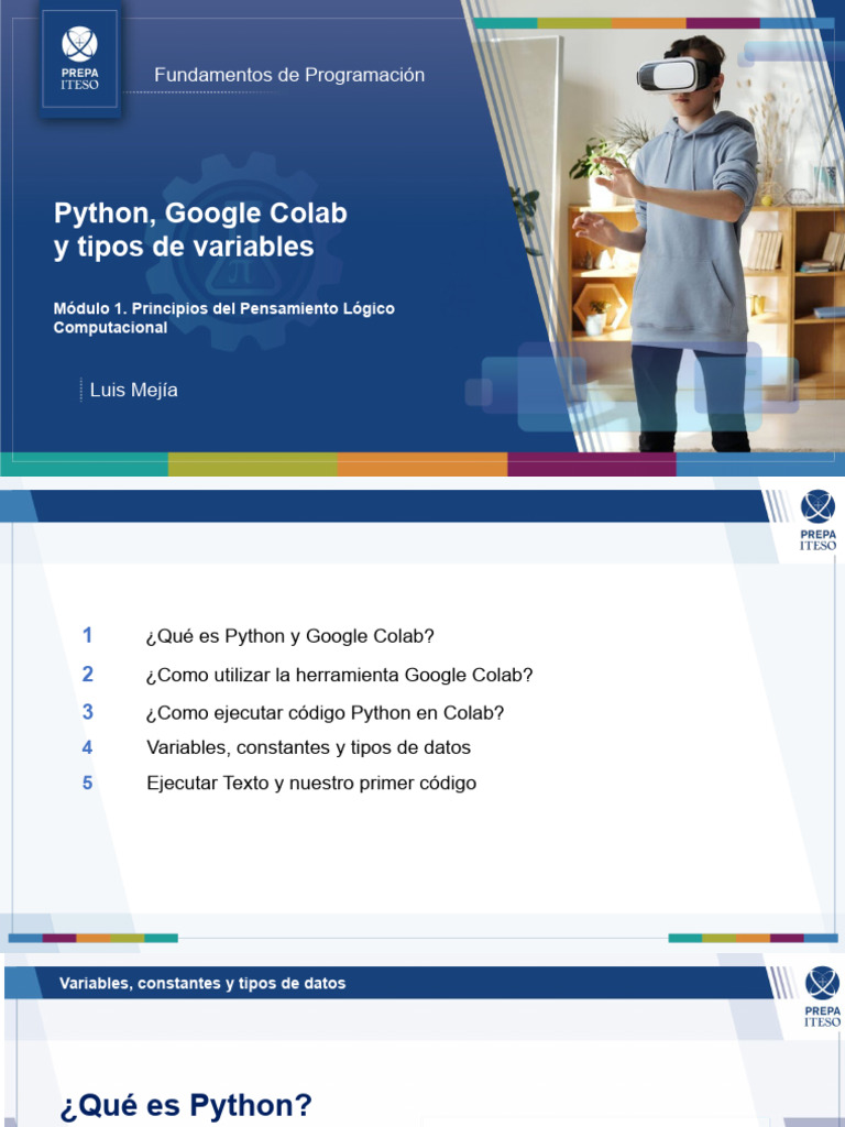 Python - Google Collab - JLMT | PDF | Python (lenguaje de programación) | Tipo de datos