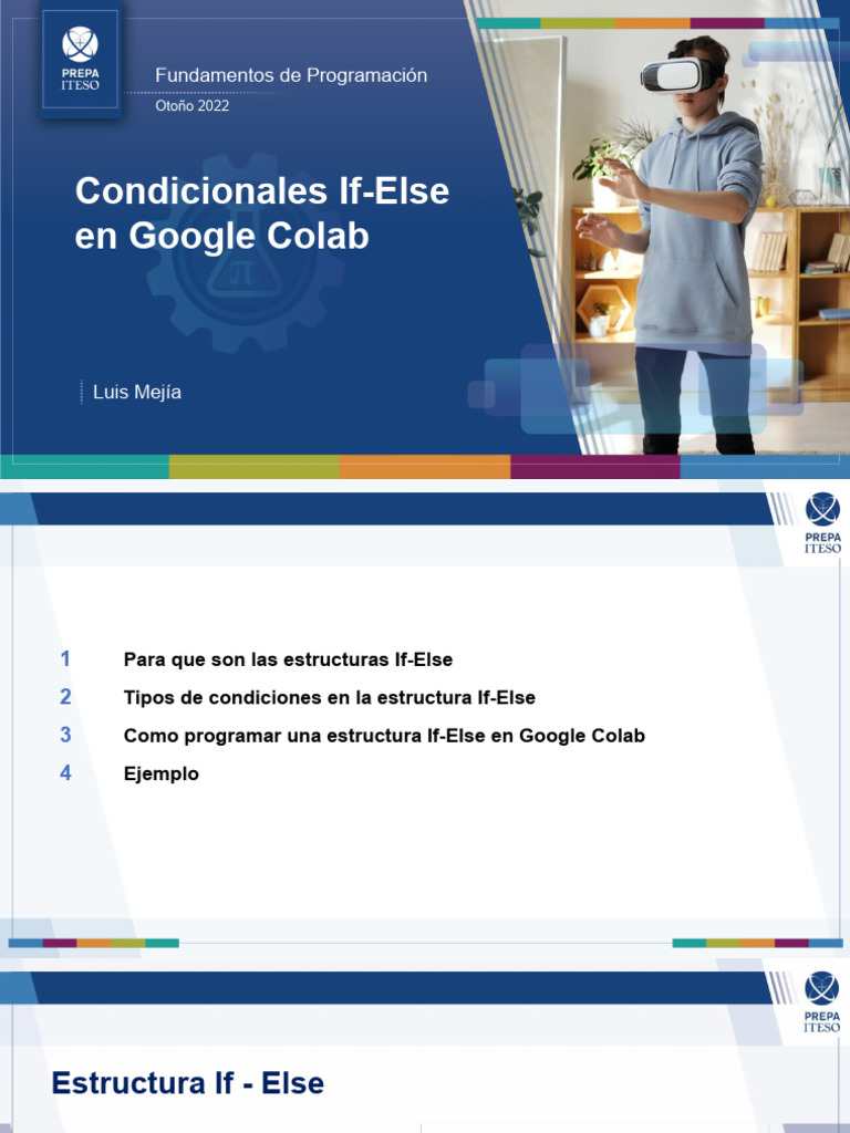 Condicionales if-Else en Google Colab_JLMT | PDF | Lenguaje de ...