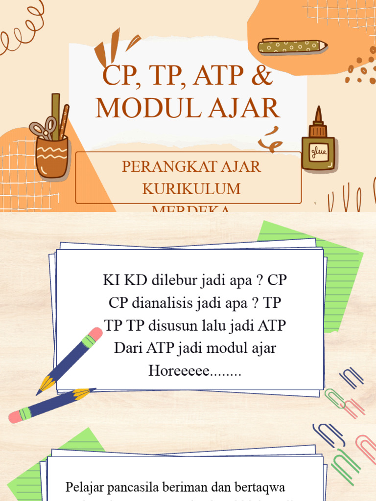 CP, TP, Atp & Modul Ajar | PDF