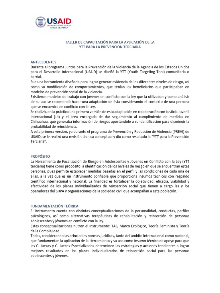 Ficha TYY Terciaria | PDF | Sicología