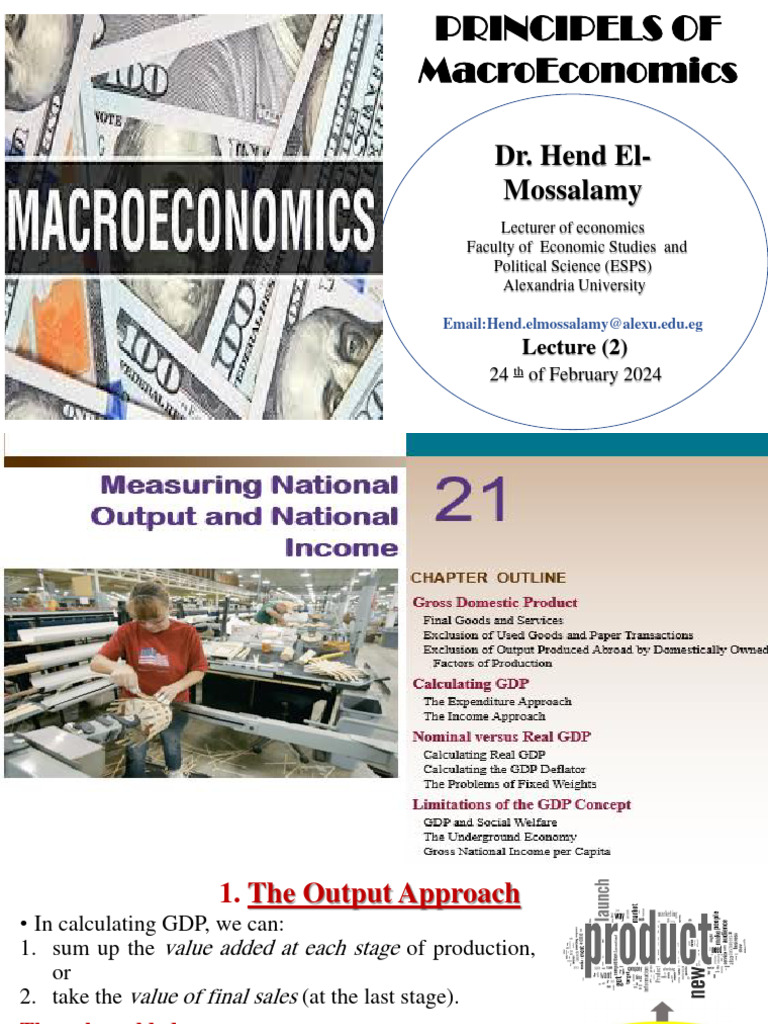 Lecture 2 | PDF | Gross Domestic Product | Output (Economics)
