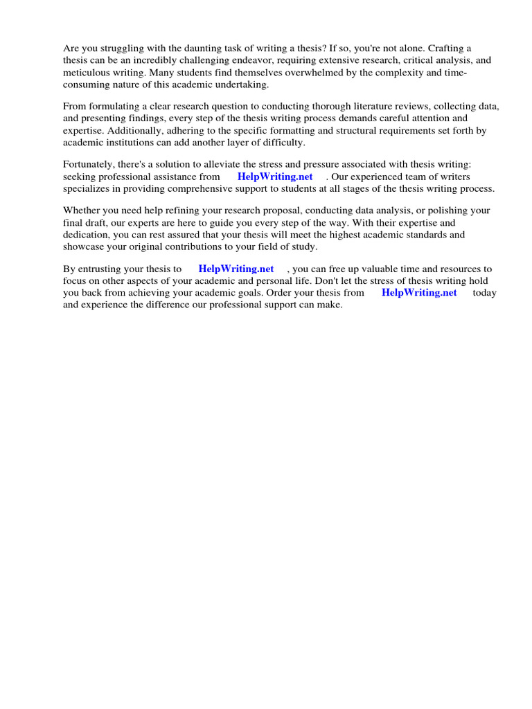 Order of Thesis and Paper Elements | PDF | Thesis | Essays