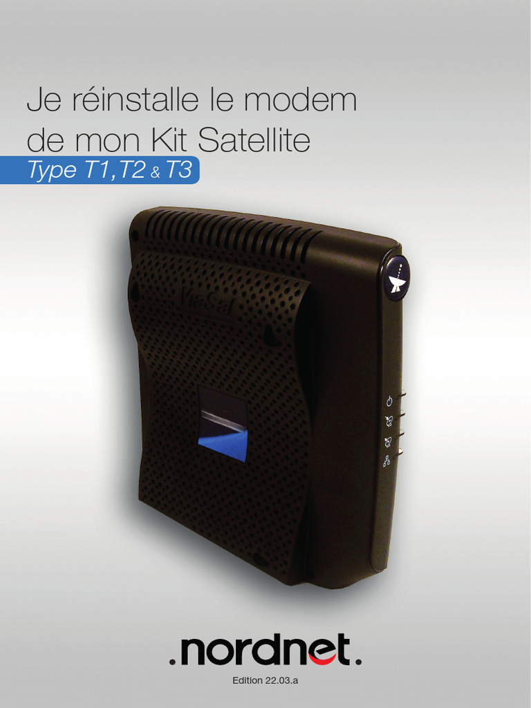 Je Réinstalle Mon Modem - Types T1-T2-T3 | PDF | Modem | Télévision par ...