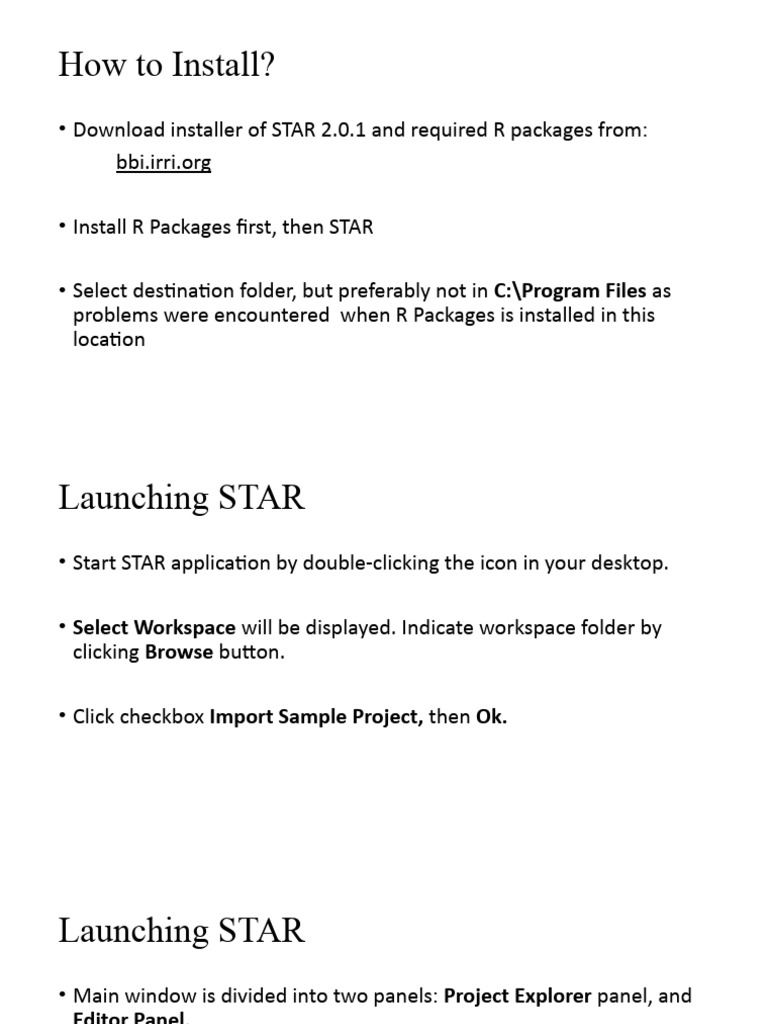 Stat Analysis Using IRRI STAR | PDF