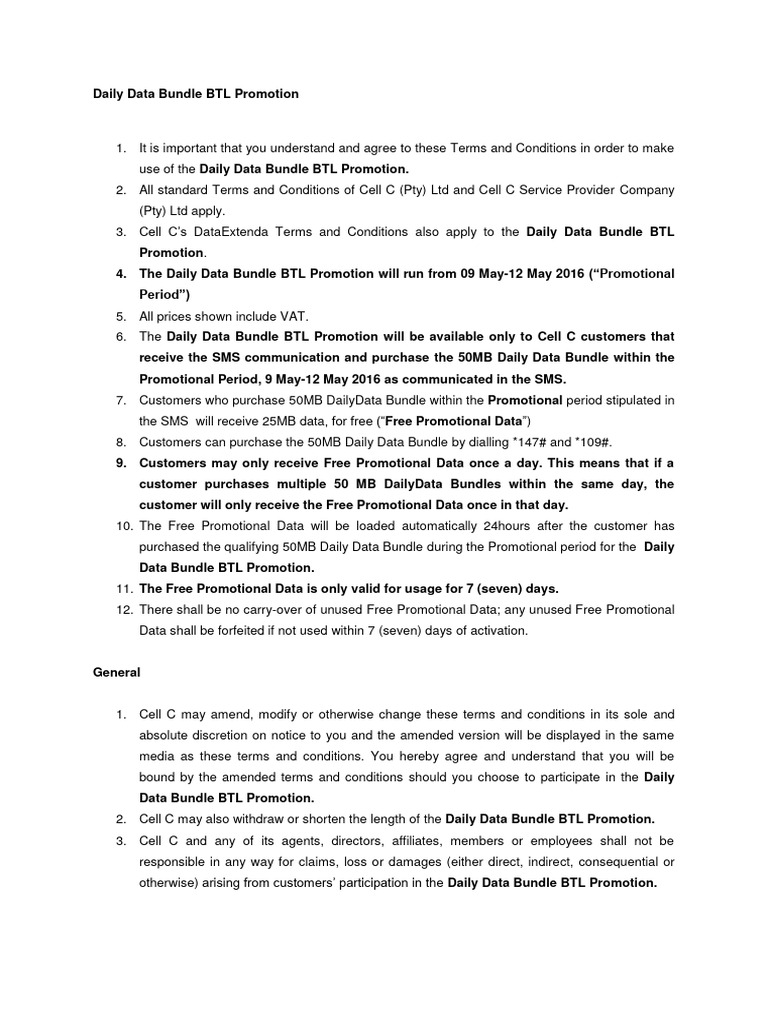 Daily Data Bundle BTL Promotion | PDF | Justice | Crime & Violence